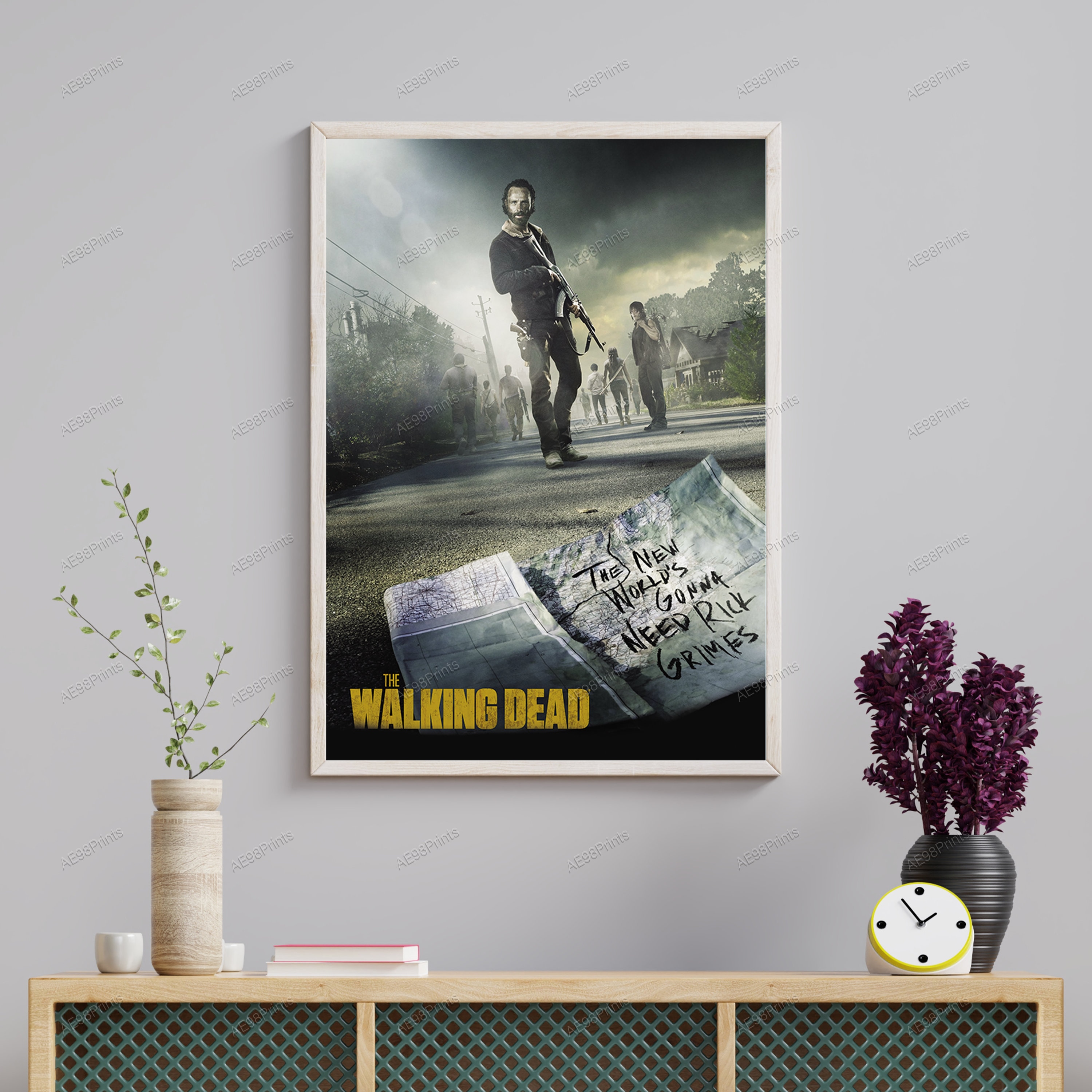 AMC the Walking Dead Posters Seasons Promotional Zombies TV - Etsy