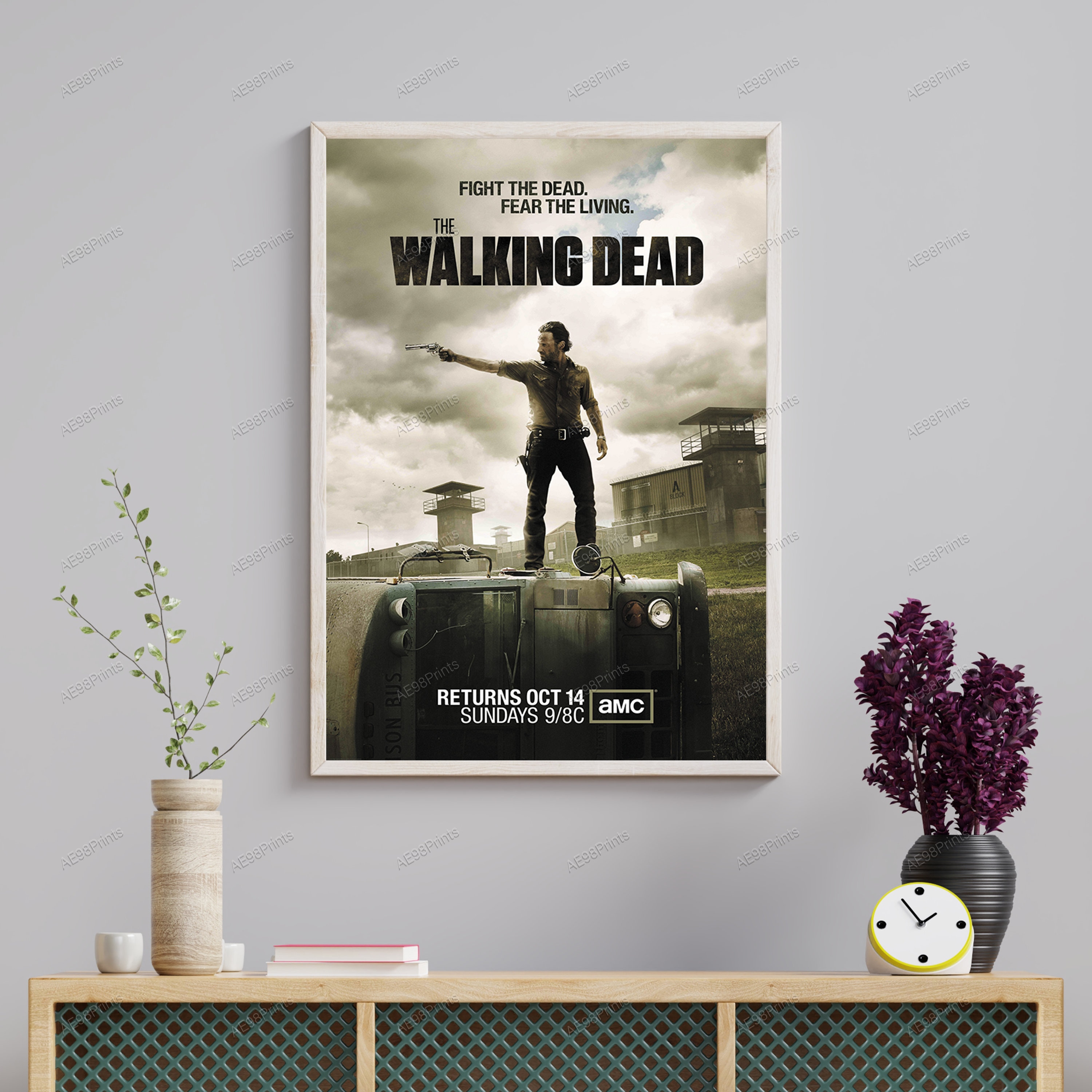 AMC the Walking Dead Posters Seasons Promotional Zombies TV - Etsy