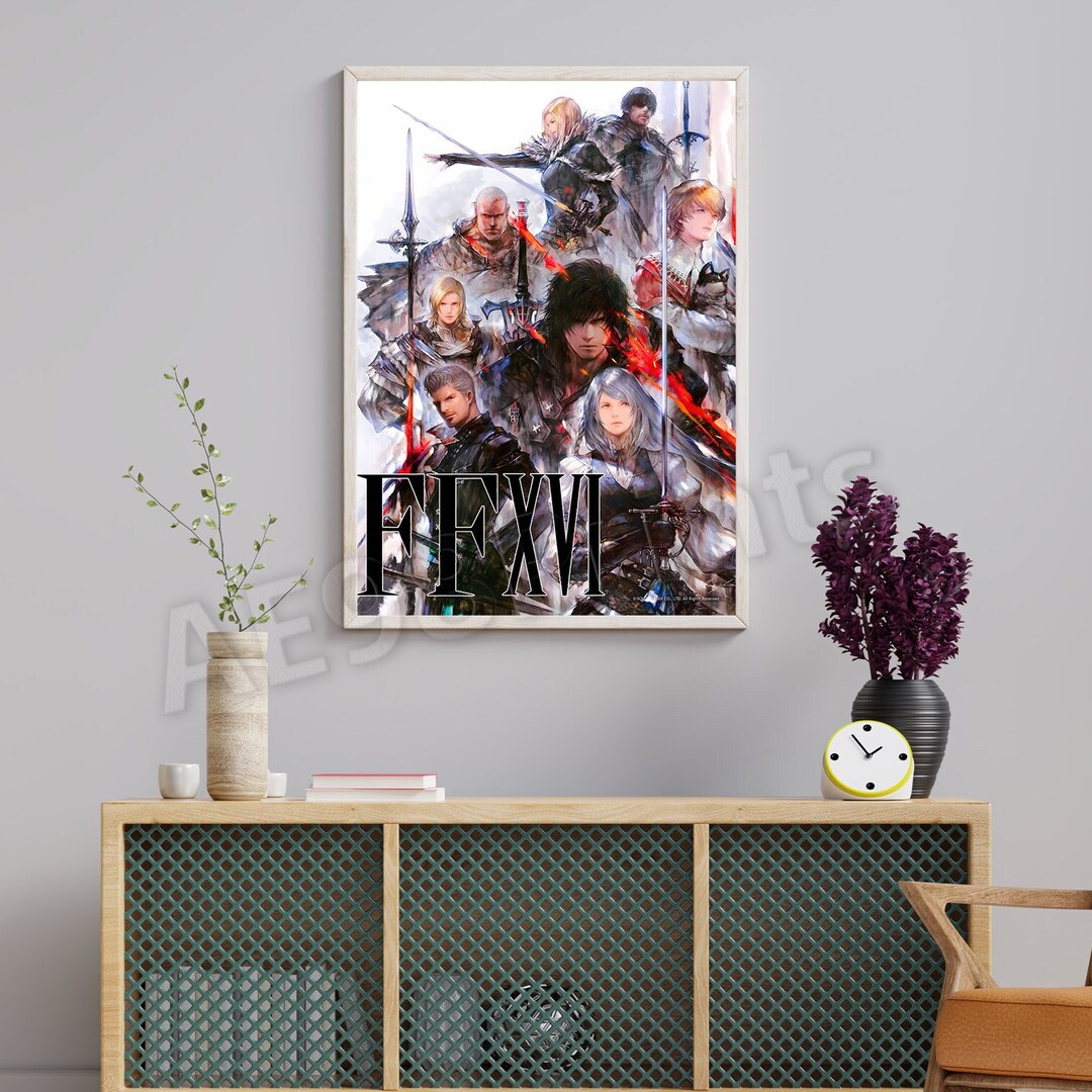 Final Fantasy XVI 16 Dominants Rare Official Poster Wall Art Print Room ...