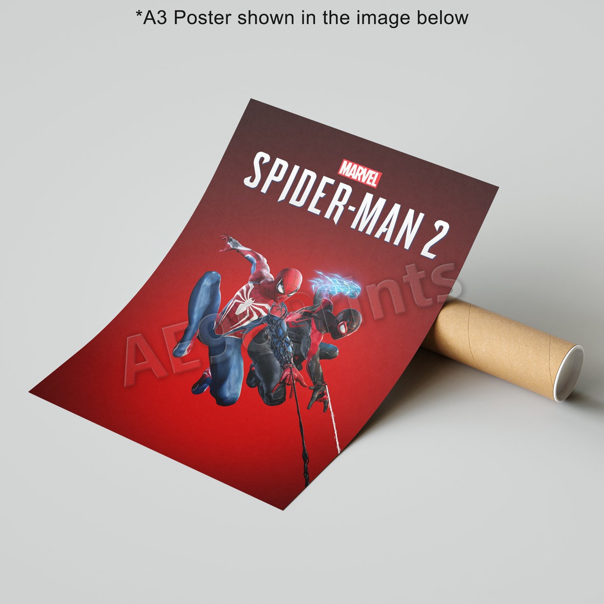 Spider-man 2 PS5 2023 Game Poster Wall Art Print Room Decor A1 A2 A3 A4 ...