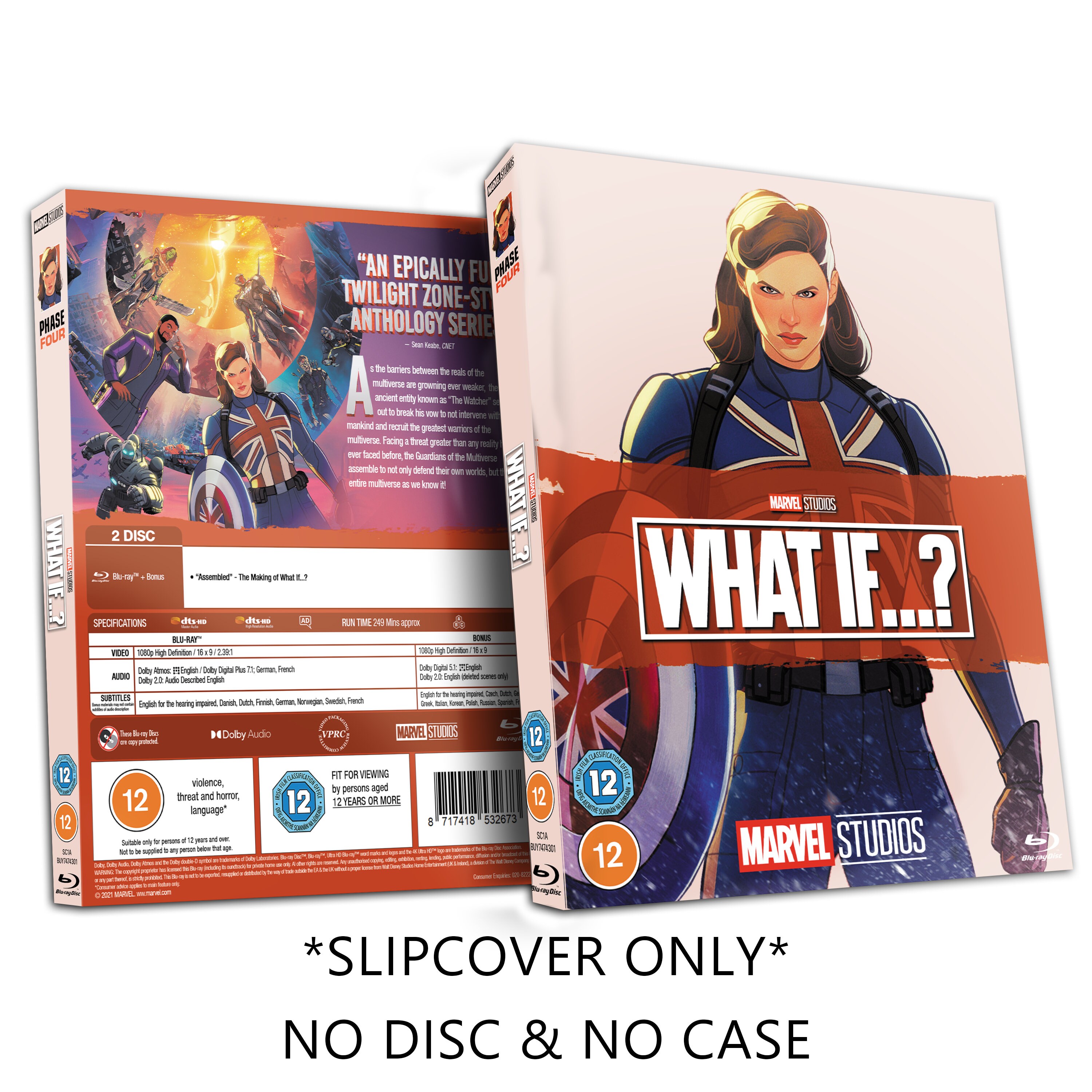 Marvel Studios What If... Blu-ray Sleeve Slip Cover Custom Handmade - Etsy