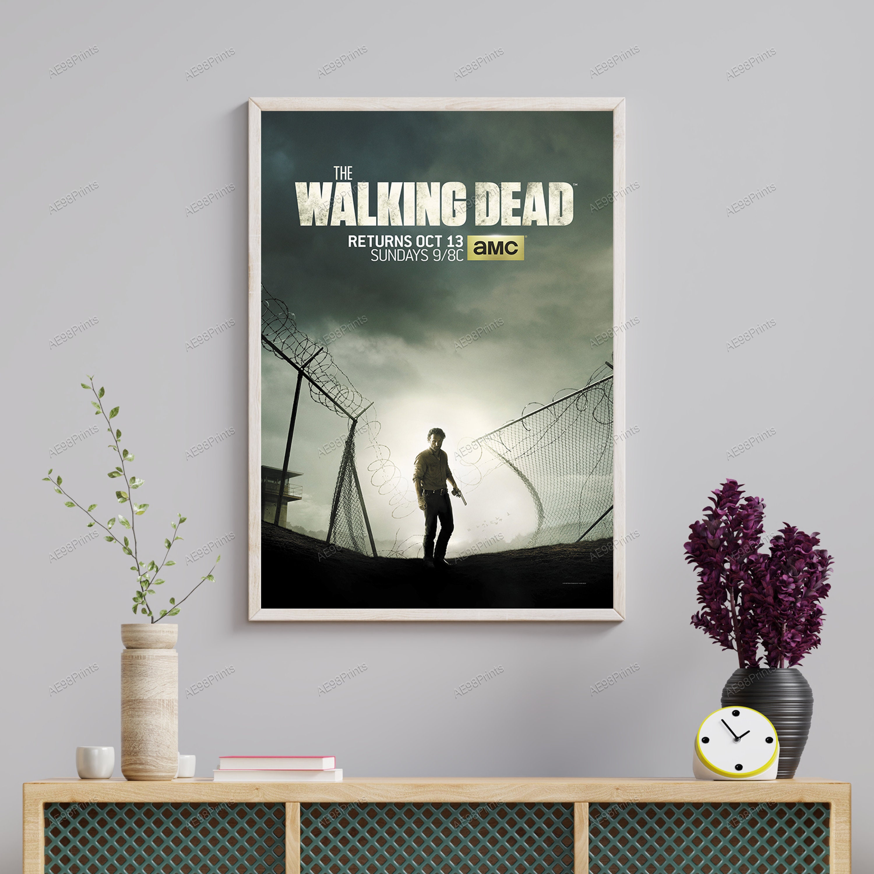 AMC the Walking Dead Posters Seasons Promotional Zombies TV - Etsy