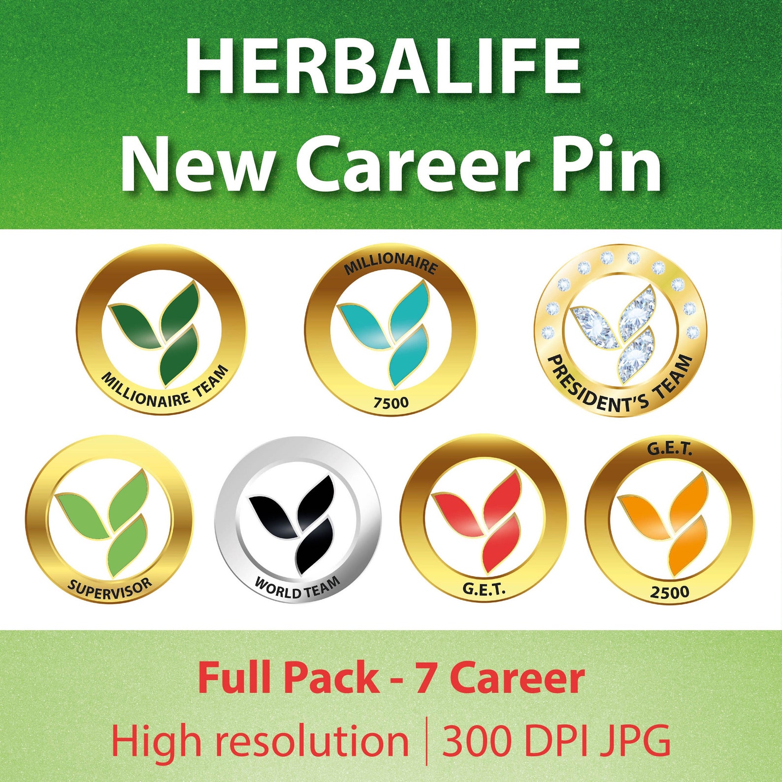 Buy HERBALIFE New Career Pin - New Herbalife Logo - New Career Online in India - Etsy