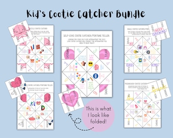 Blank Cootie Catcher Template, Editable Cootie Catcher, Printable ...