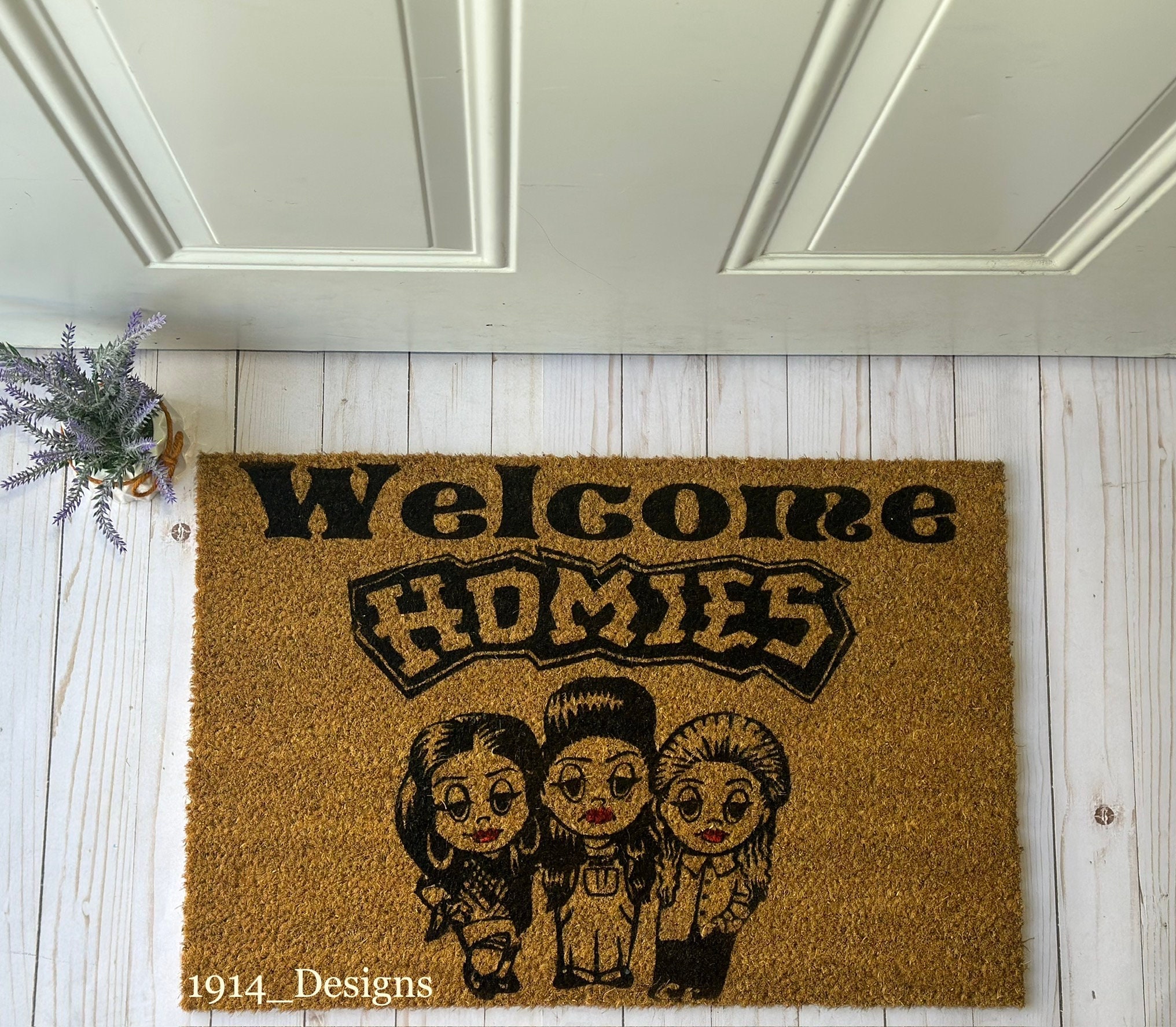Homies Doormat, Front Door Decoration, Personalized Gifts, Chicano Home ...