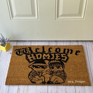 Homies Doormat, Front Door Decoration, Personalized Gifts, Chicano Home ...