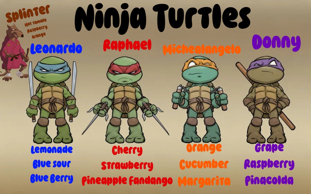 Loaded Tea Go Packs 5 for 15 Ninja Turtle Flash Sale Limited Time Offer ...