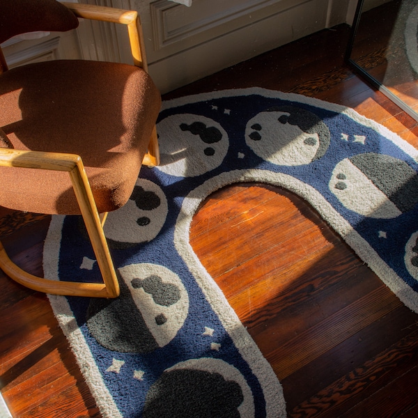 Moon Phase Rug - Etsy