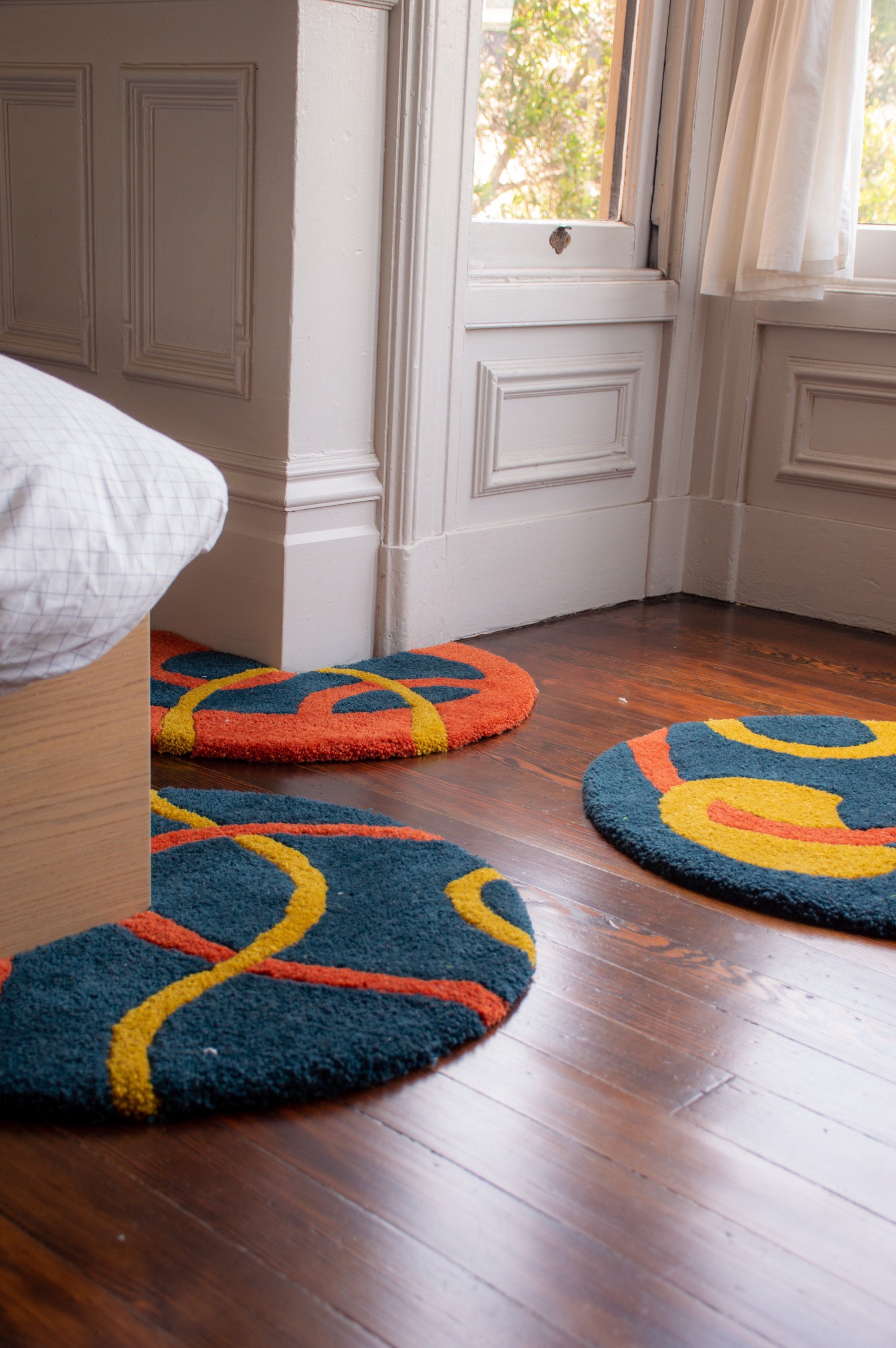 Three Quarter Circle Corner Rugs - Etsy