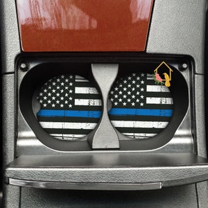 Police Officer Car Coaster - Custom Car Accessories - Neoprene Car ...
