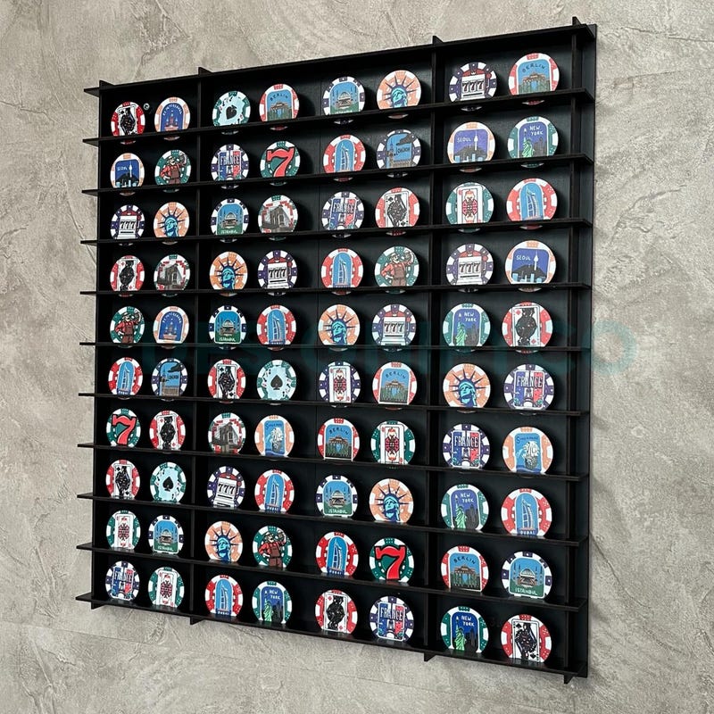 Poker Chip Display Cases - Etsy