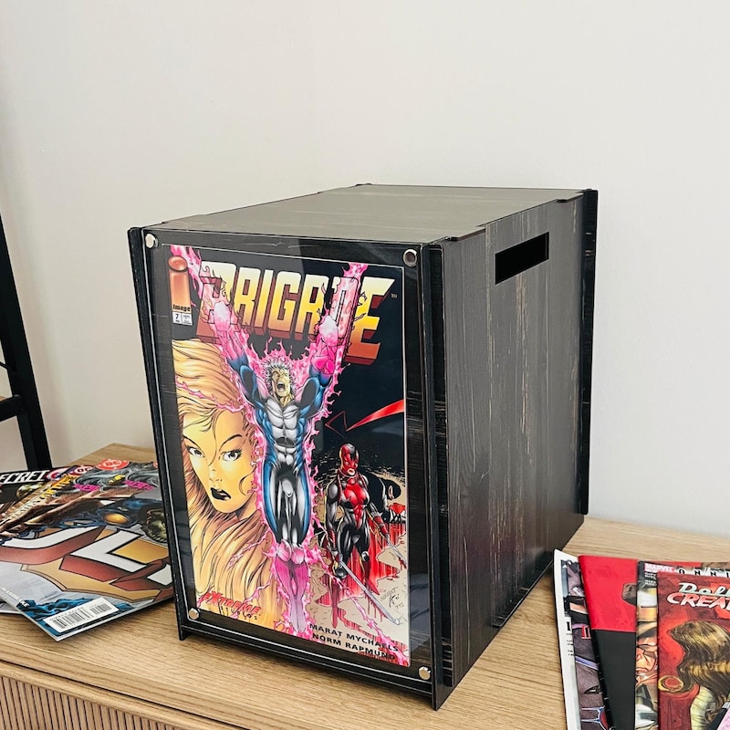 Comic Book Boxes Label - Etsy