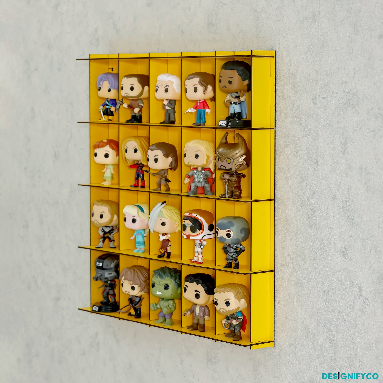 Yellow Funko Pop Storage ,funko Pop Display Case ,funko Pop Display ...