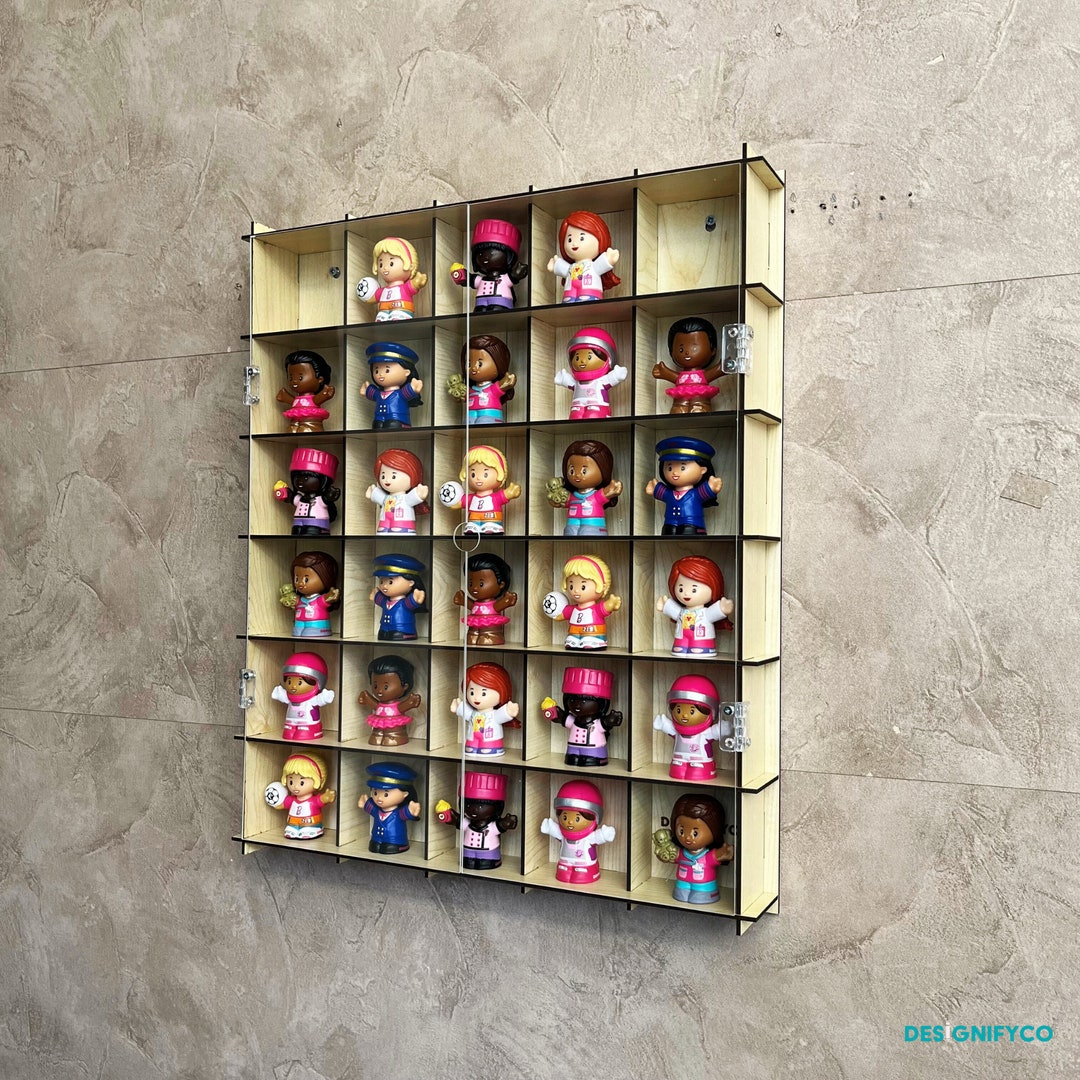 Preschool Toy Figure Display Case,wall Mounted Storage,figure Display ...