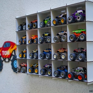 Monster Truck Display,monster Truck Storage,monster Truck Shelf,toy Car ...