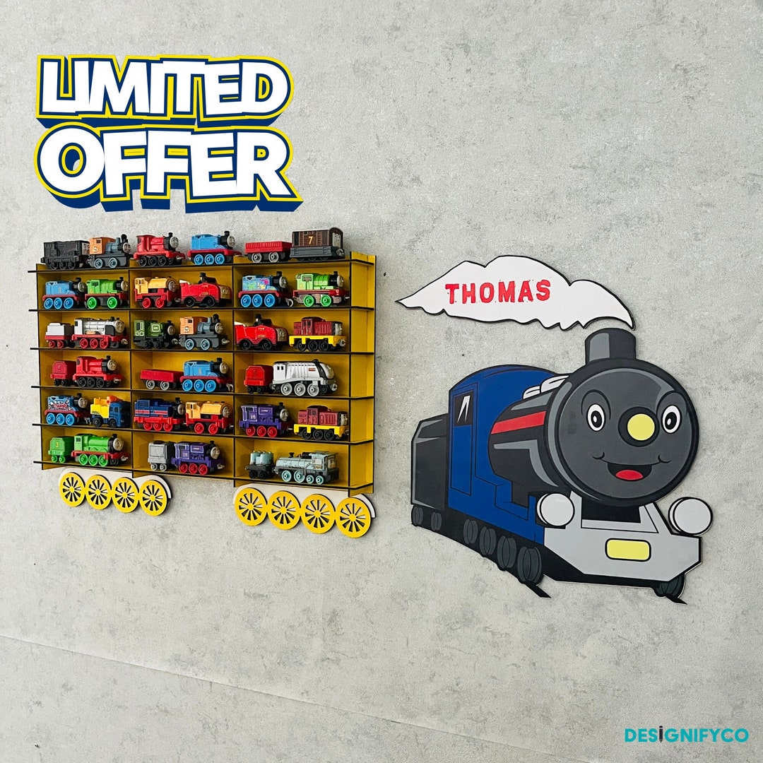 LIMITED OFFER ! Toy Train Display ,toy Train Rack,train Storage,train ...