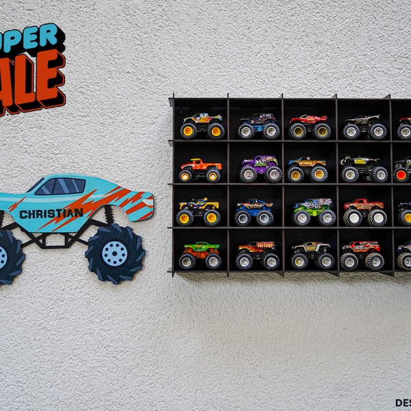 Monster Truck Storage Case - Etsy
