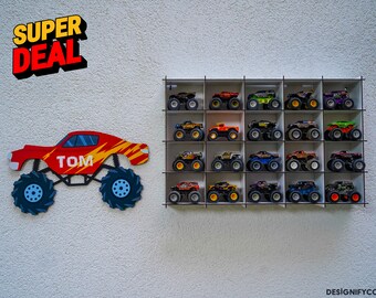 Monster Truck Storage Shelf - Etsy
