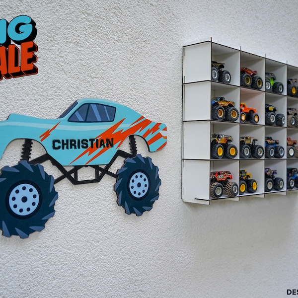 Monster Truck Storage Case - Etsy Australia