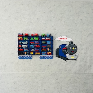Toy Train Display Case 5 Color Options&personalizable,toy Train Rack ...