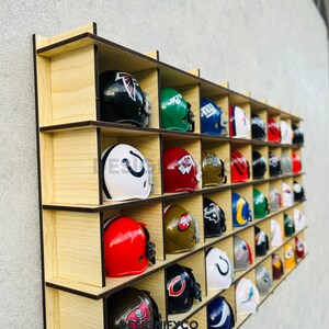 Football Helmets Display,hockey Memorabilia Organizer Rack,collectibles ...
