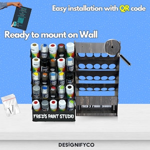 Customizable Sprey Can Holder,sprey Can Holder Rack,graffiti Maker Gift ...