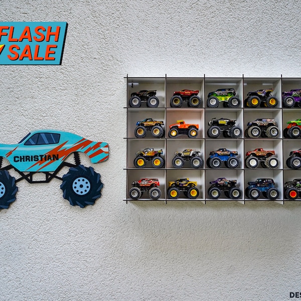 Monster Jam Truck Storage Shelf - Etsy