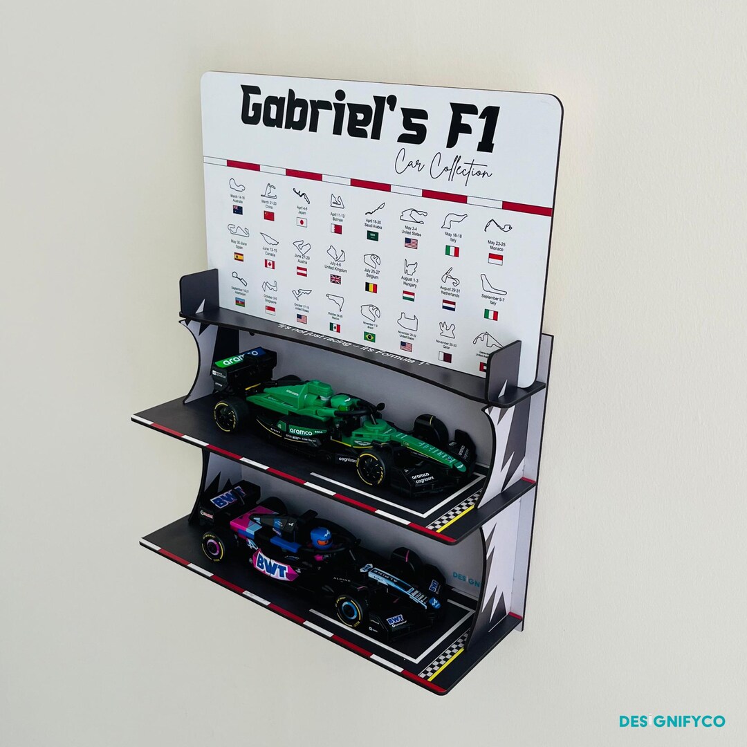 F1 Speed Champions Display,personalized Wall Mounted & Desktop Use F1 ...
