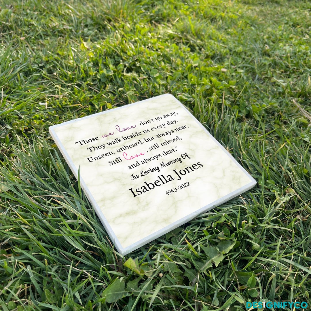 Limestone Memorial Plaque - Customized Stone for Remembrance - Perfect ...
