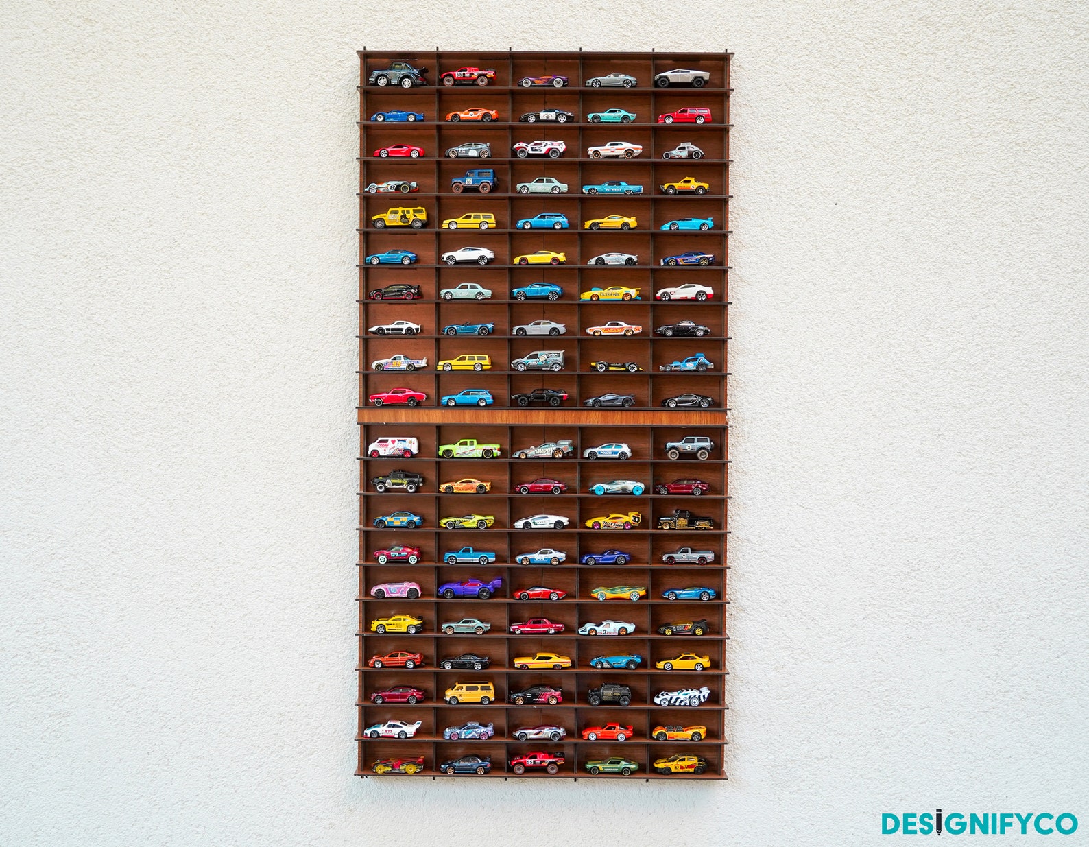 Toy Car Organizer for 100 Cars | Toy Car Display Case| Diecast Car ...