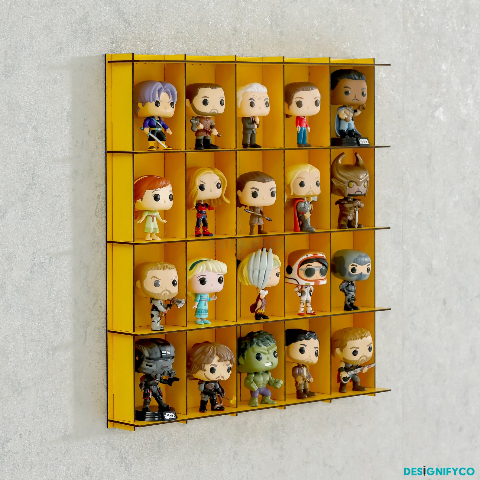 Yellow Funko Pop Storage ,funko Pop Display Case ,funko Pop Display ...