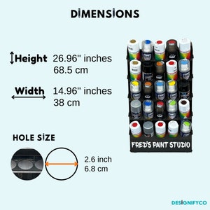 Customizable Sprey Can Holder,sprey Can Holder Rack,graffiti Maker Gift ...