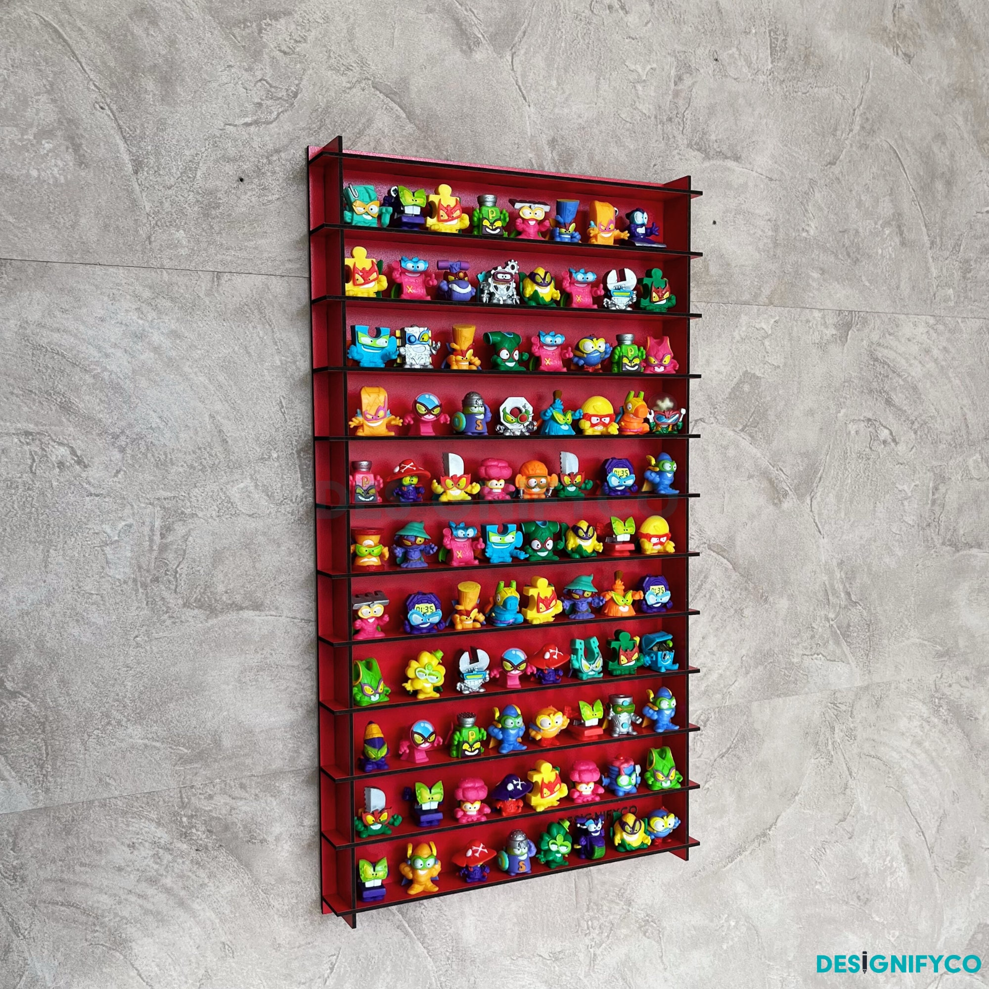 Super T. Display Shelf 12 Color Options,super Hero Showcase Stand ...