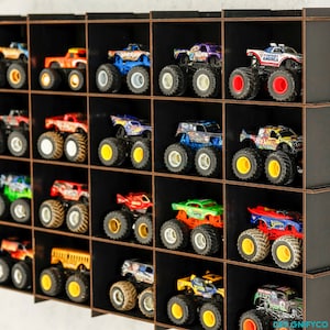 Black Monster Car Display Case ,monster Truck Display Case,monster ...
