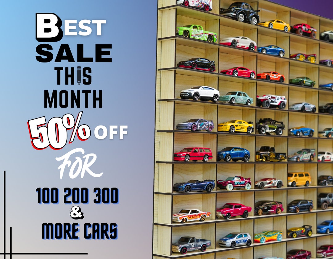 Old Black Toy Car Display Case for 100cars | Car Storage|toy Car ...