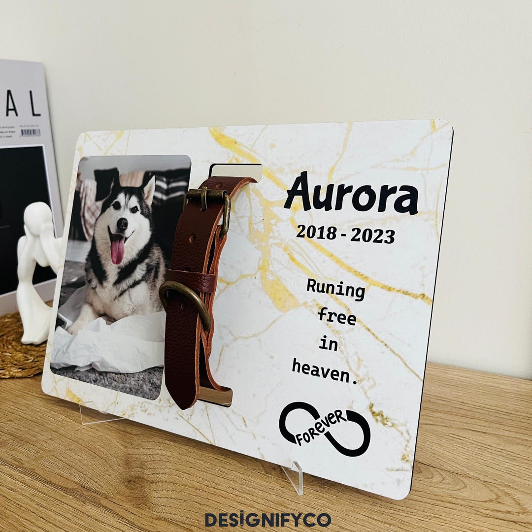 Personalized Unique Marble Themed Pet Memorial Signs | Dog Memorial ...