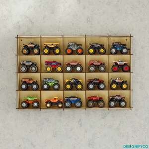 Monster Truck Shelf,monster Truck Display Case|monster Truck Storage ...