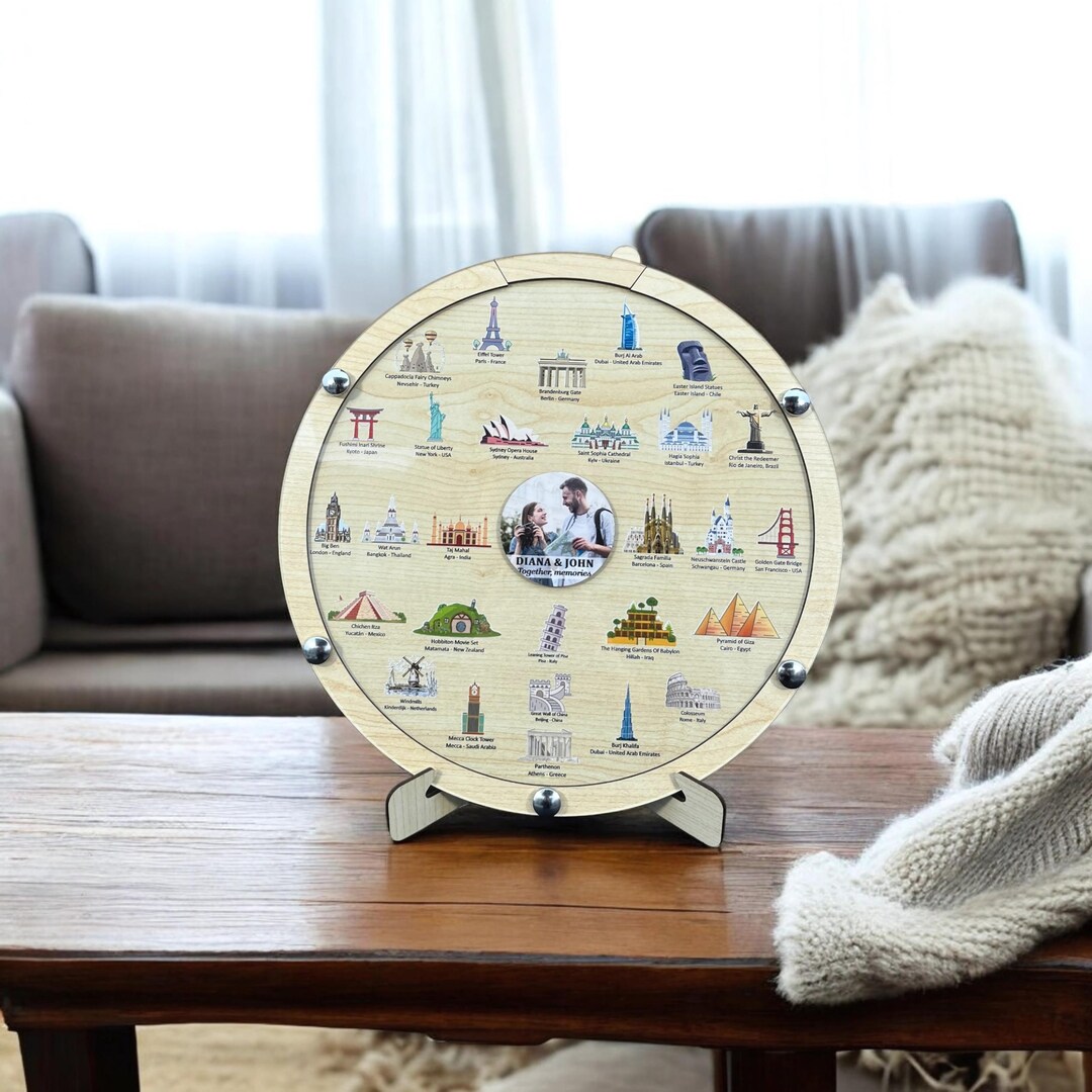 Travel Coin Holder,custom Coin Display for Couples,personalized Travel ...