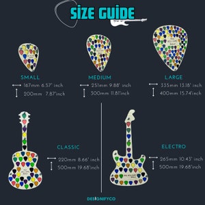 83 Guitar Pick Holder,guitar Pick Display Board,for Wall-mounting or ...