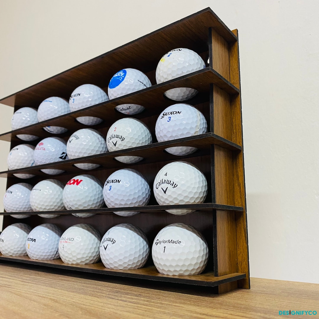 Golf Ball Display Case for 20 Ball , Golf Ball Holder , Golf Gifts for ...