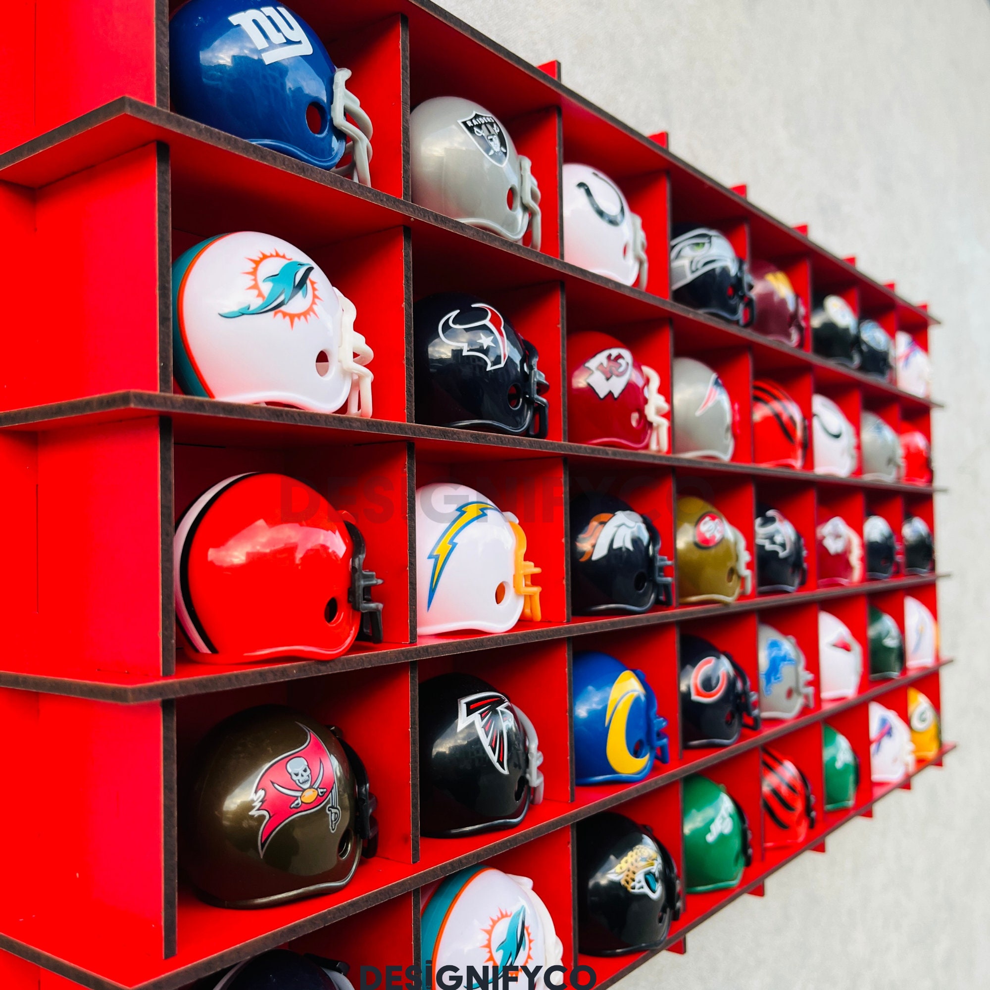 Limited Offer! Football Mini Helmets Display Case,hockey Memorabilia ...