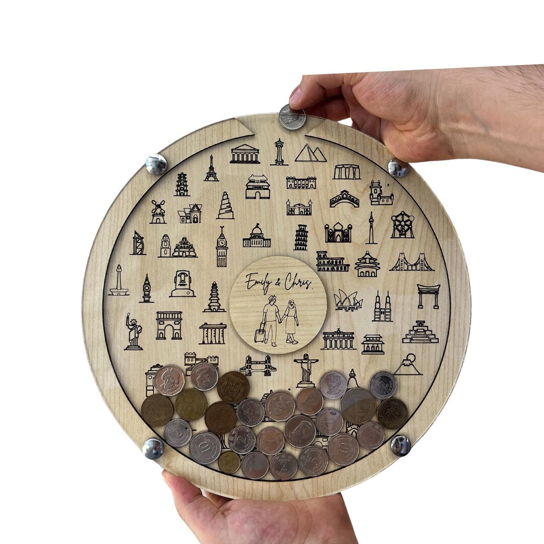 Custom Coin Holder Box - Memory Coin Keepe, Travel Box for Collectors ...