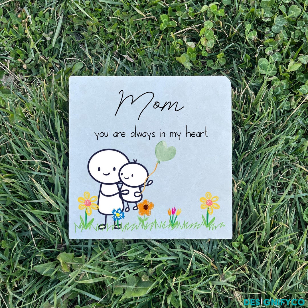 Personalized Memorial Stone for Mom - in Loving Memory of Mother Gift ...