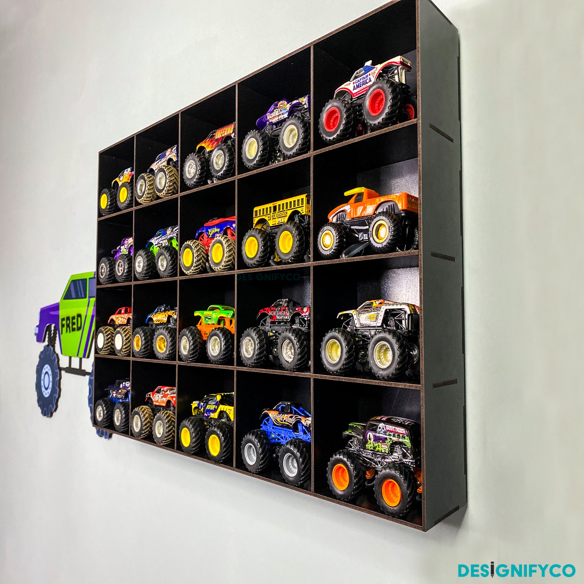 Monster Truck Displaymonster Truck Storagemonster Truck - Etsy