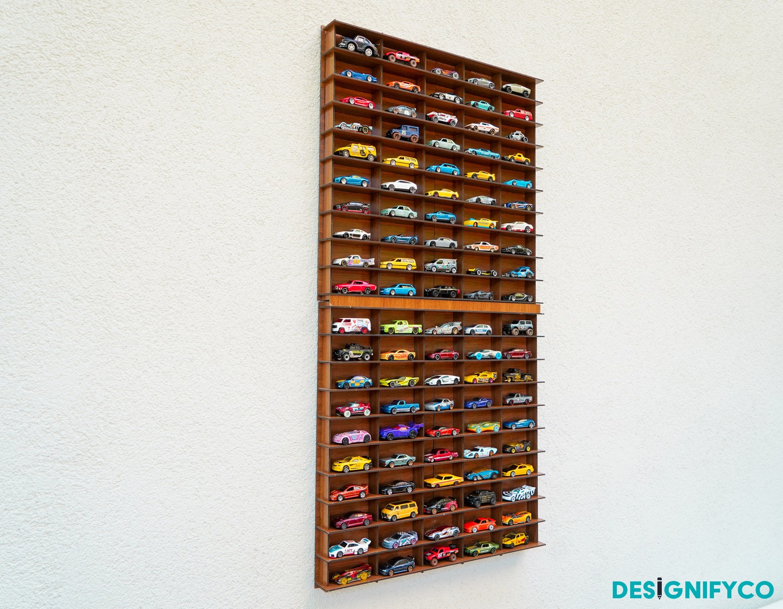 Toy Car Organizer for 100 Cars | Toy Car Display Case| Diecast Car ...