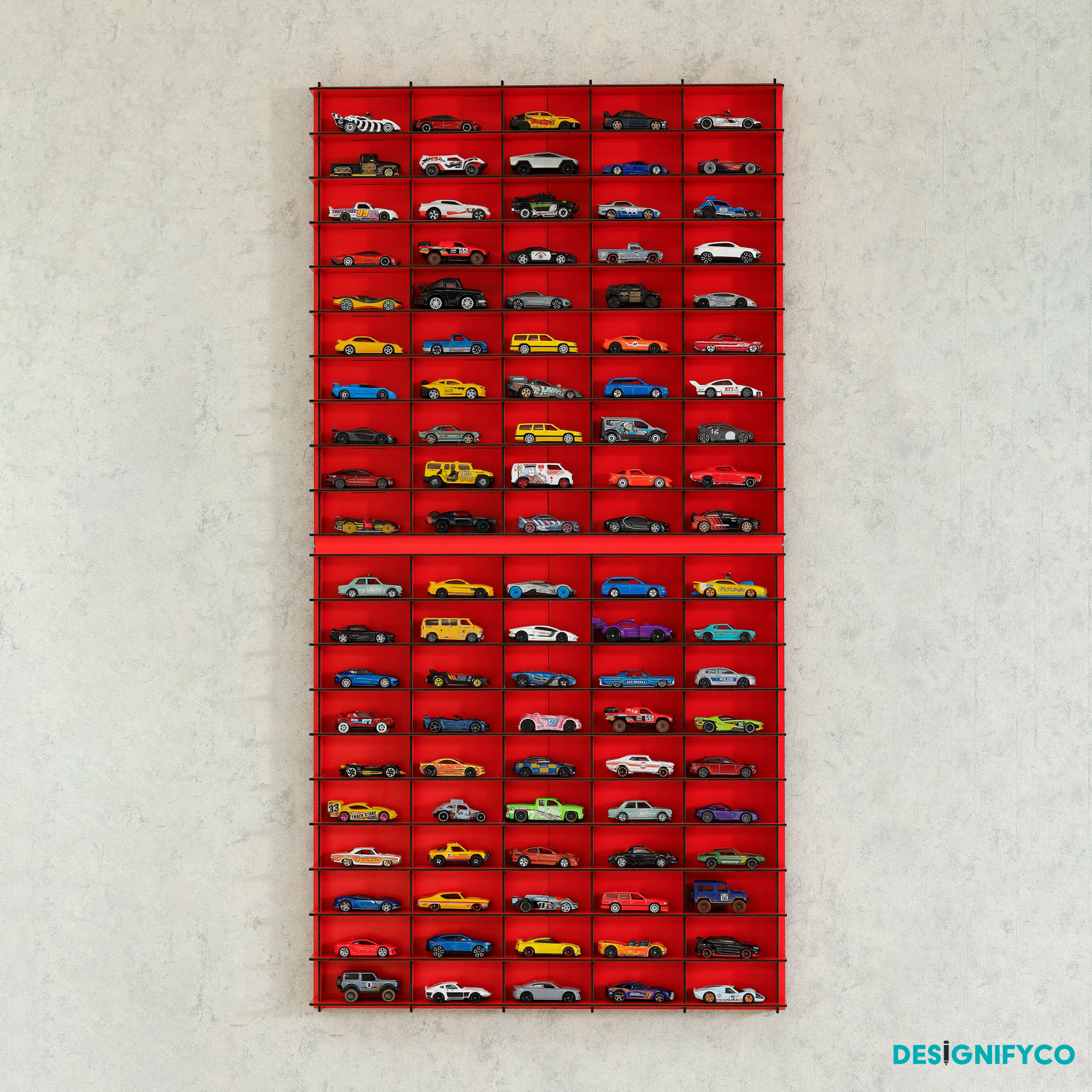 Red Toy Car Storage for 100cars Toy Car Display Case Shelves - Etsy