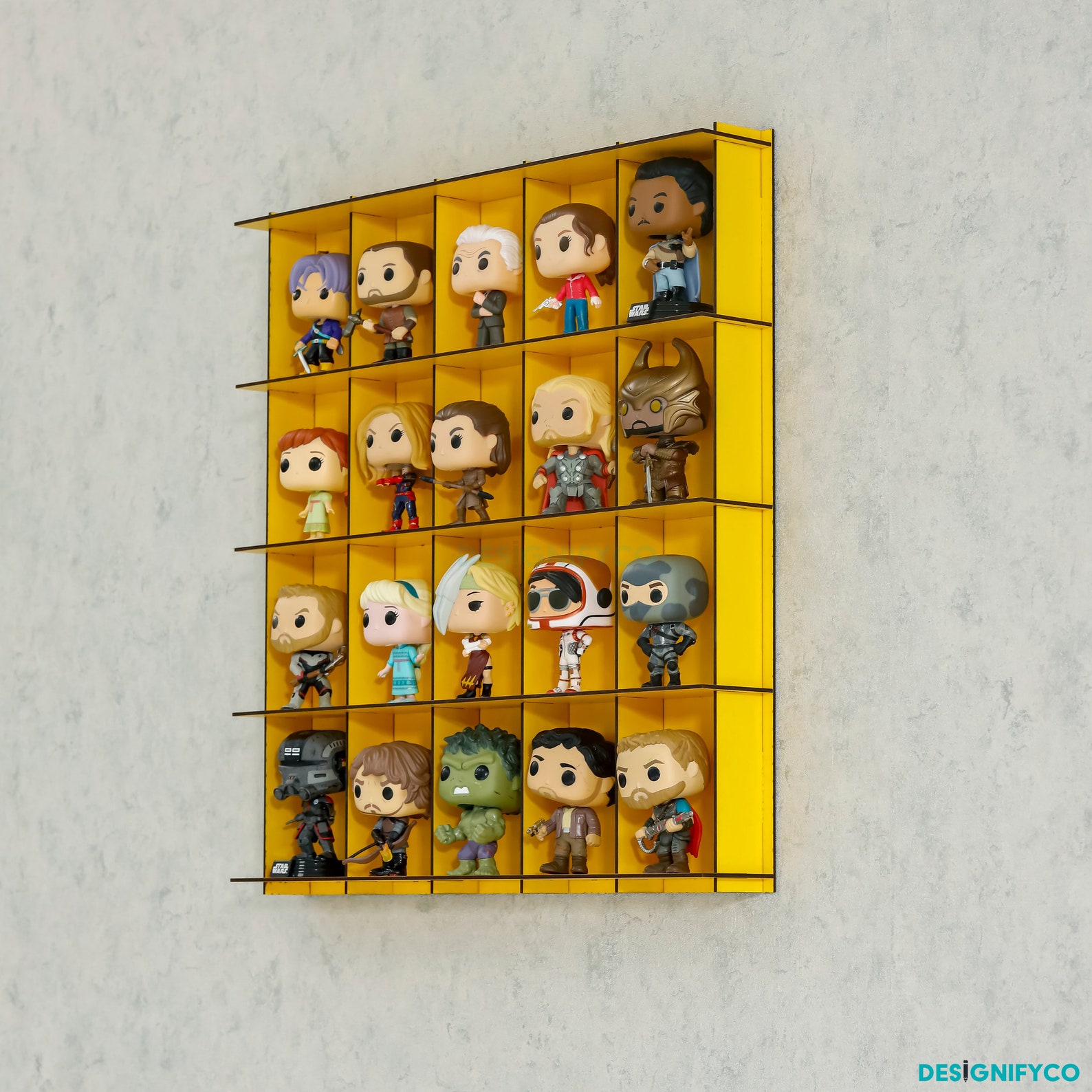 Yellow Funko Pop Storage ,funko Pop Display Case ,funko Pop Display ...