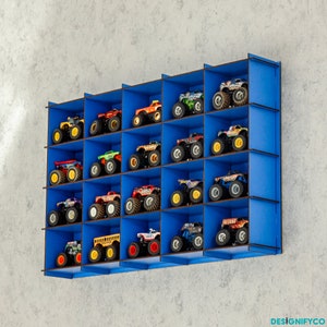 Monster Trucks Display Case,monster Truck Display Storage - Etsy