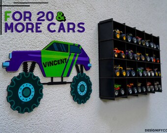 Monster Truck Storage Shelf - Etsy