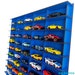 Blue 1:64 Toy Car Wall Shelf for 50 Cars,toy Car Display Case,matchbox ...